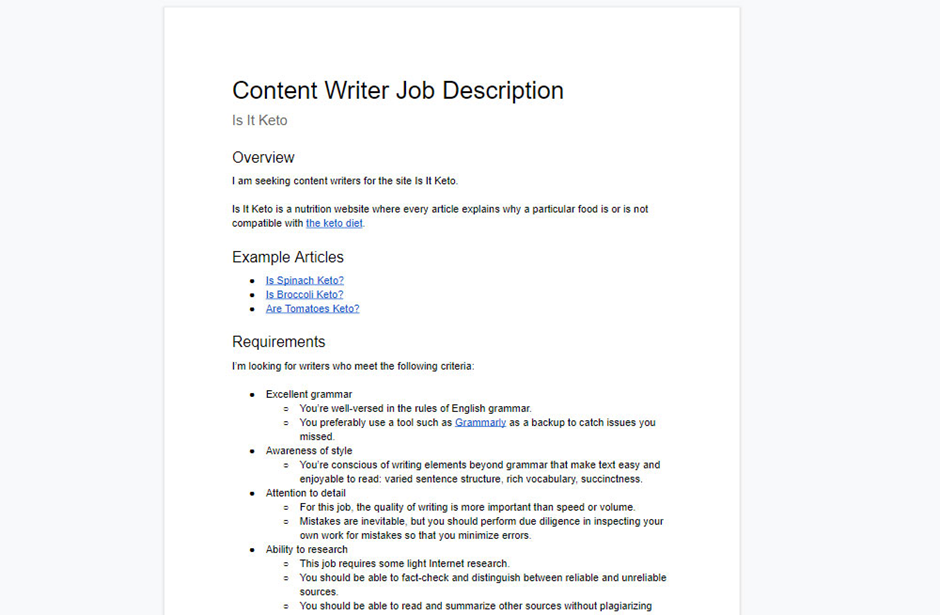 Hiring Tips for Content Roles [+Sample Job Description Templates ...