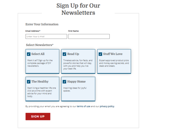 5 Opt-in Form Templates That Convert Well | Pepper Content