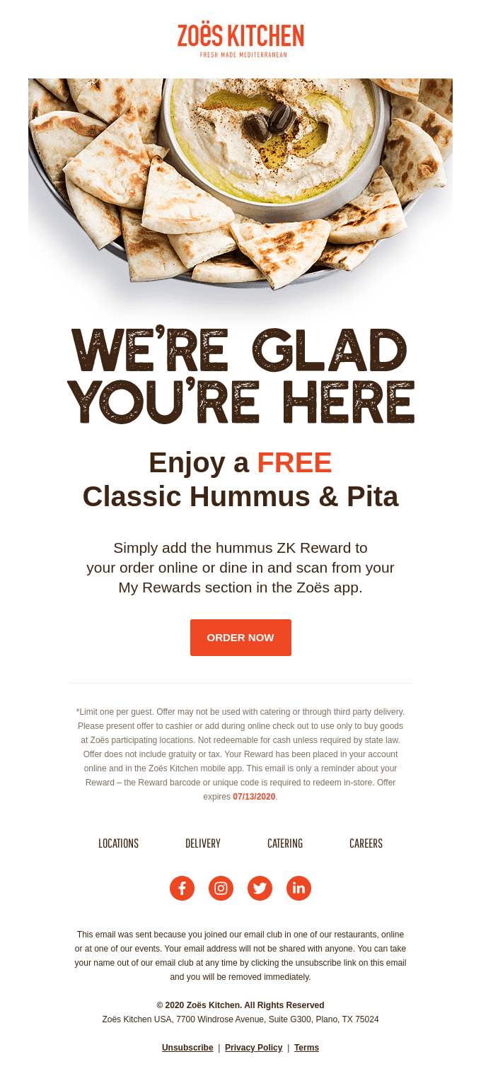 Ten Amazing Examples of Thank You Email Template Designs | Pepper Content