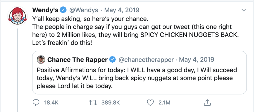 10 Times Wendy’s Twitter Feed Floored Us | Pepper Content