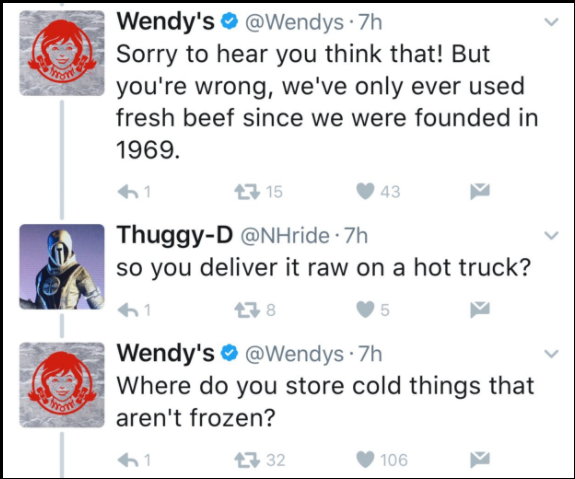 10 Times Wendy’s Twitter Feed Floored Us | Pepper Content