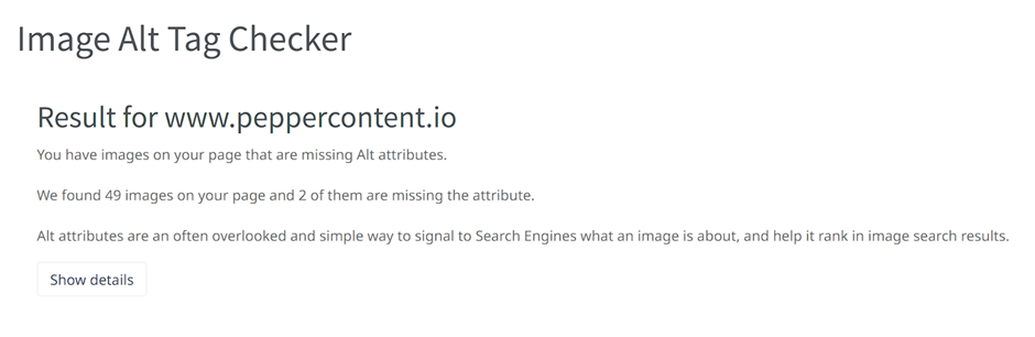 Alt Tag Checker: Essential Tips to Boost Your Search Rankings | Pepper Content